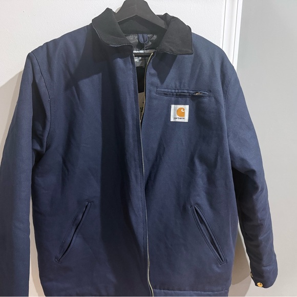 Carhartt | Jackets & Coats | Carhartt Mens Dark Blue Field Jacket ...
